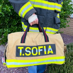 Firefighter Essential Fire Gear Duffle Bag Equipment Safety Carrier ...