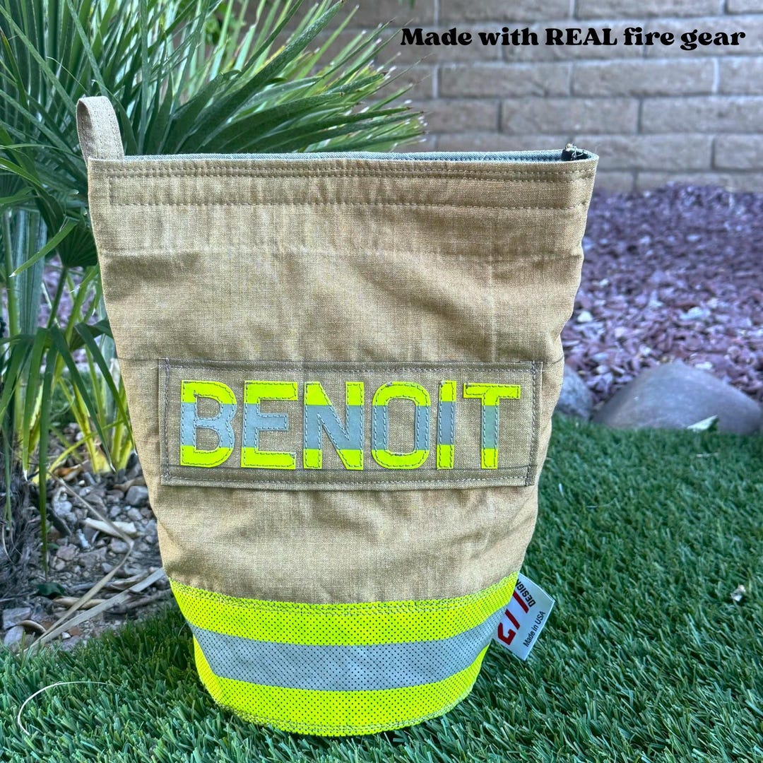 Firefighter Turnout Gear Pouch Handmade SCBA Mask Bag Personalized ...