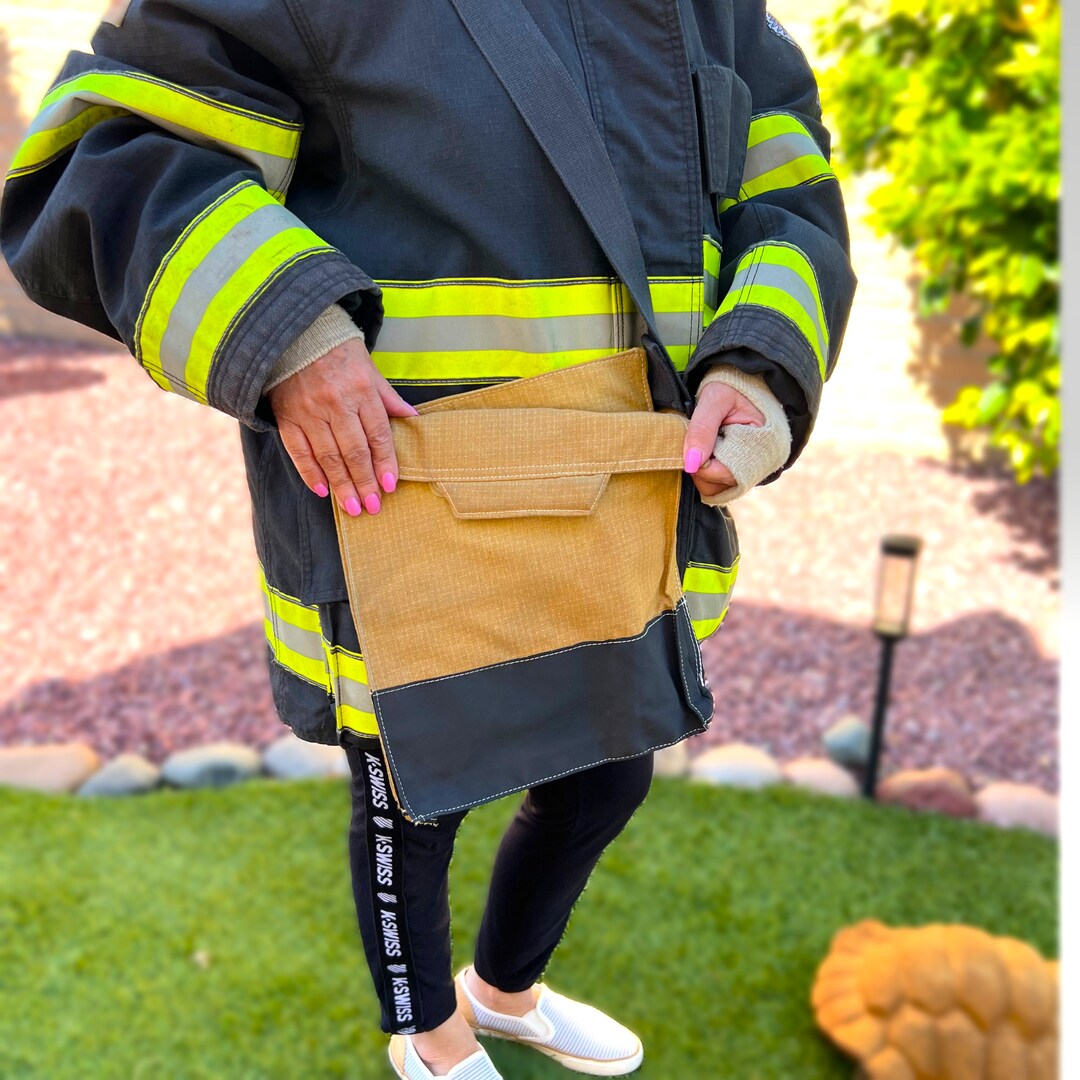 Pocket Bag Fire Gear Inspired Purse Crossbody Bag Firefighter Accessory ...