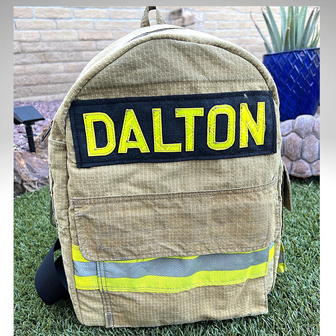 Personalized Firefighter Backpack, Custom Gear Bag, Firefighter ...