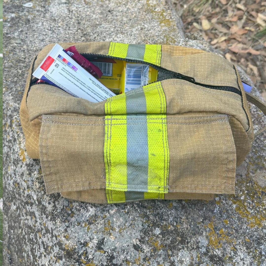 Firefighter Gear Toiletry Bag: Personalized Travel Pouch - Etsy