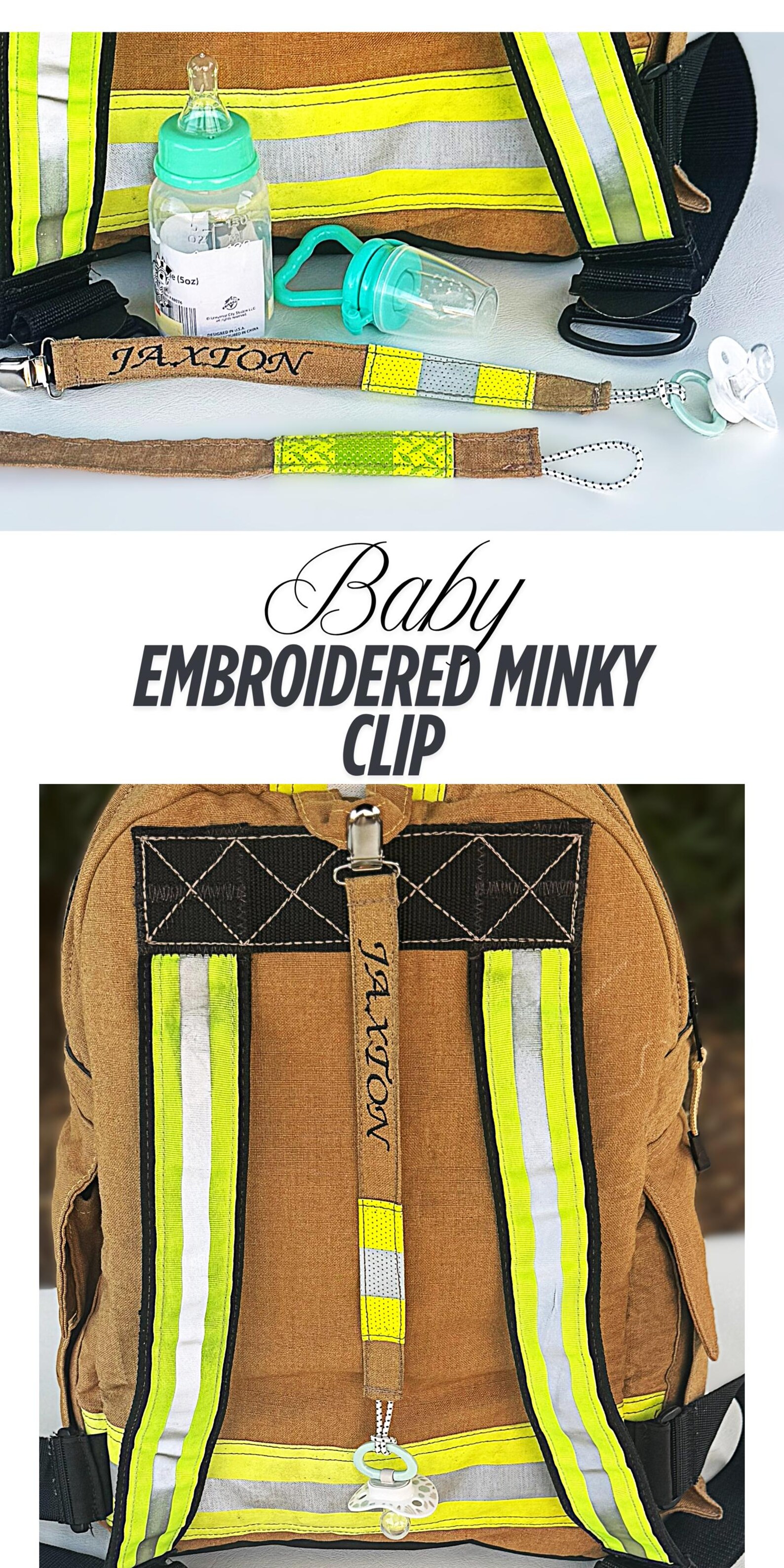 Firefighter Diaper Bag for Fireman Parent Baby Shower Personalized Gift ...