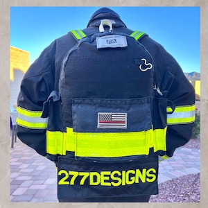 Recycled Bunker Gear Bag - Etsy