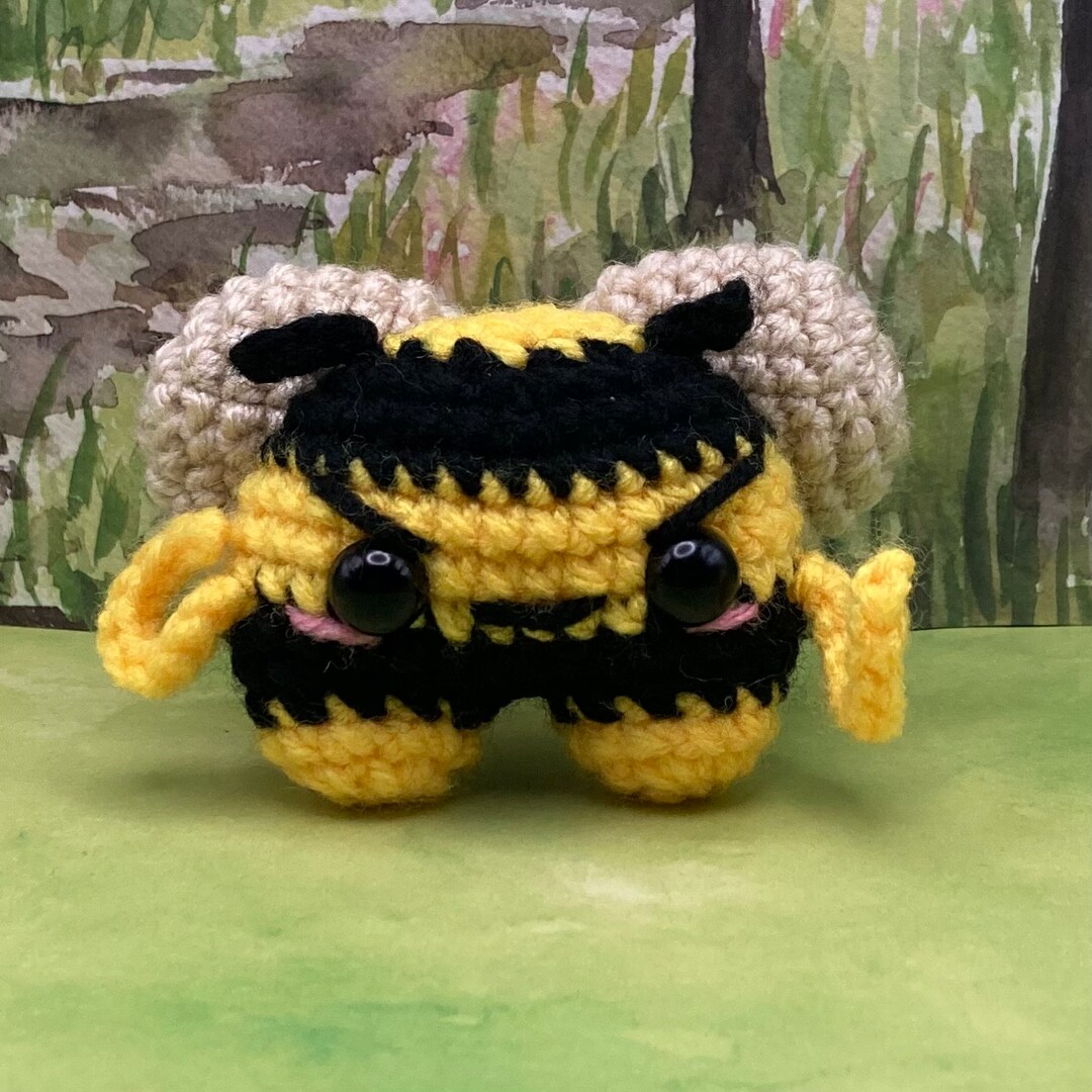 Bumble Bee Sprite, Crochet Amigurumi Magical Creature Bumble Bee Sprite ...