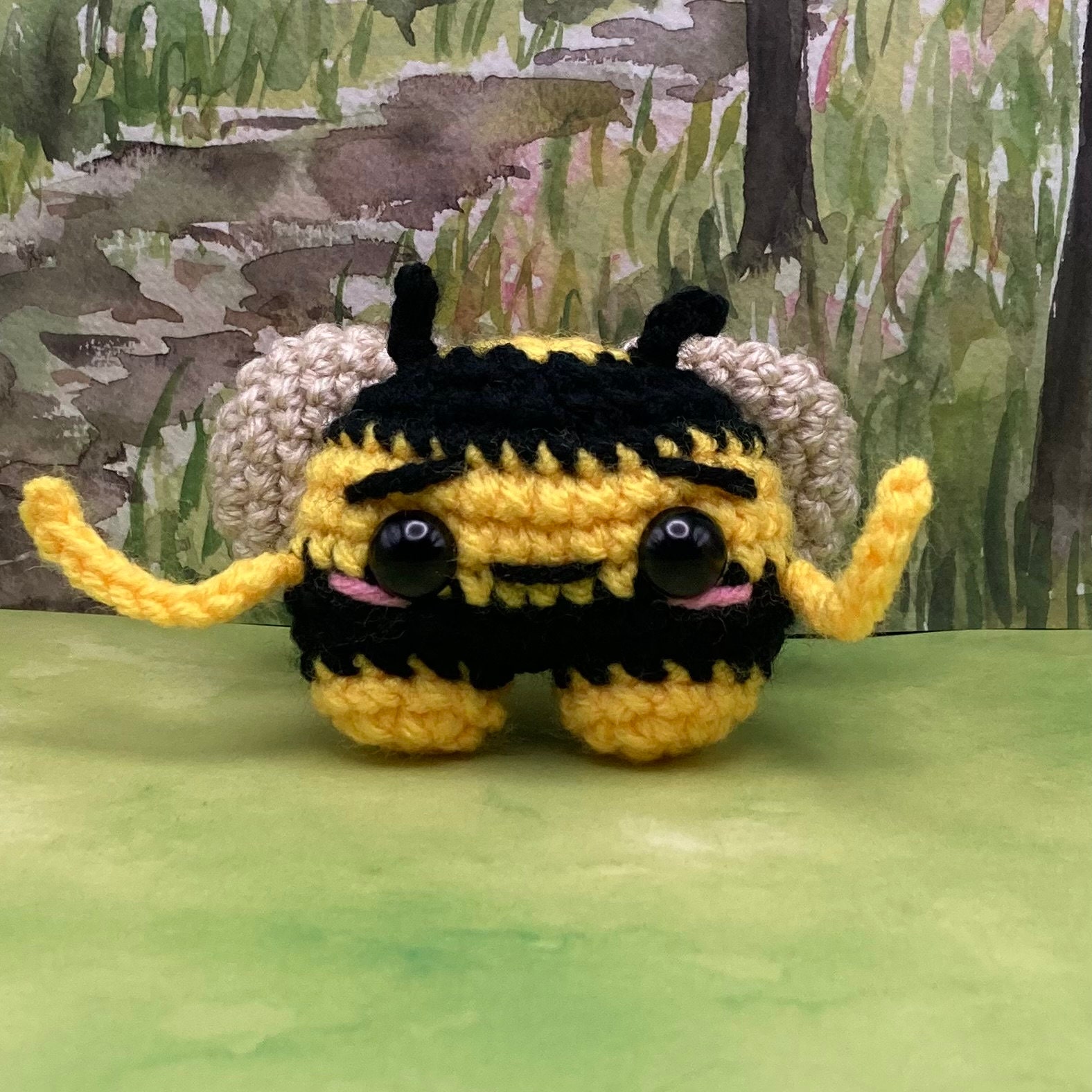 Bumble Bee Sprite, Crochet Amigurumi Magical Creature Bumble Bee Sprite ...