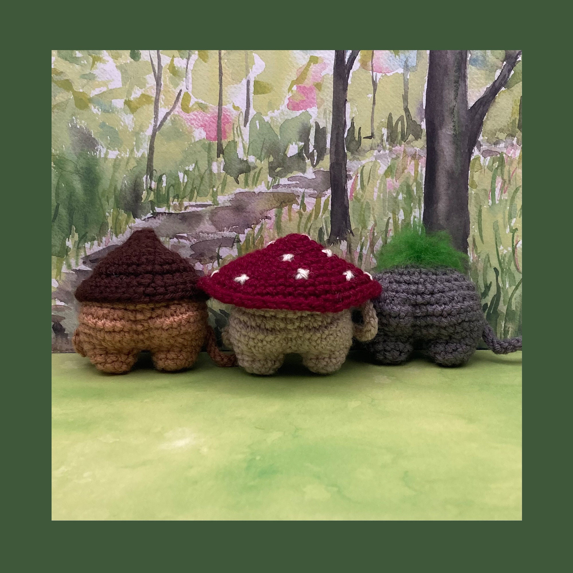 Forest Sprite 3 in 1 Crochet Pattern Mushroom Sprite, Acorn Sprite and ...
