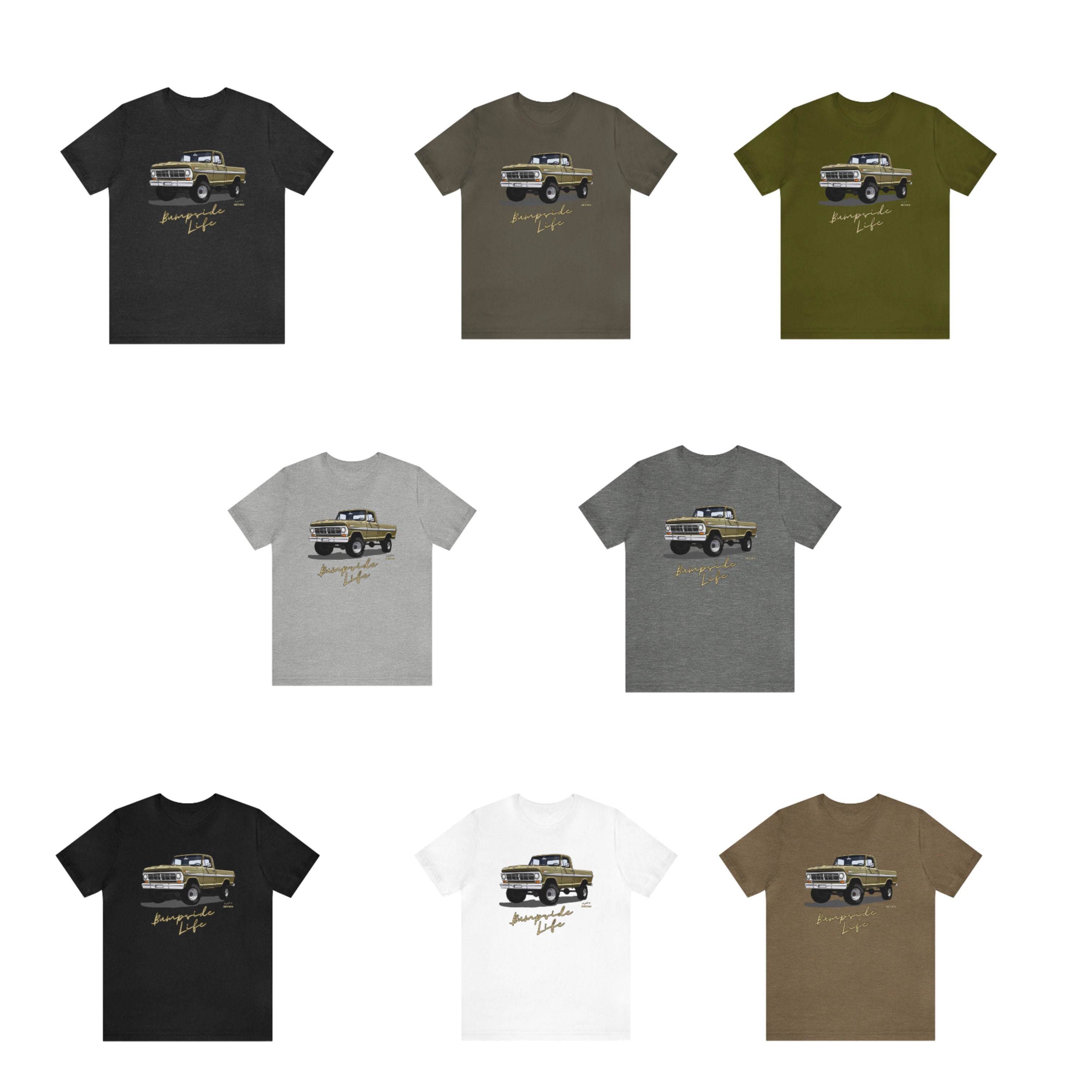 Bumpside Life Truck T-shirt, 4x4 T-shirt, 4WD Tee, Short Sleeve Tee ...