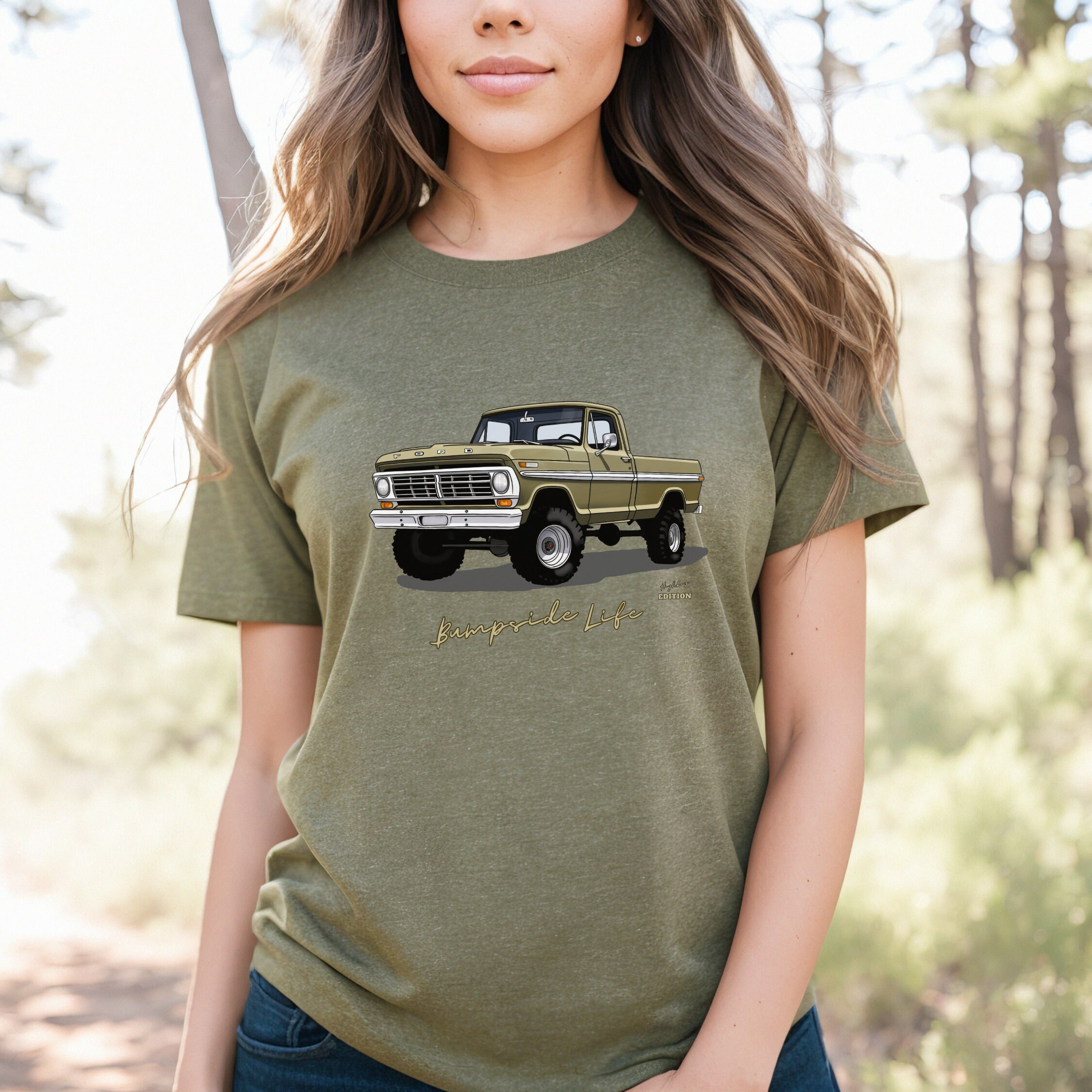 Bumpside Life Truck T-shirt, 4x4 T-shirt, 4WD Tee, Short Sleeve Tee ...