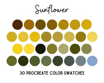 Minecraft Color Swatches Palette for Procreate - Etsy