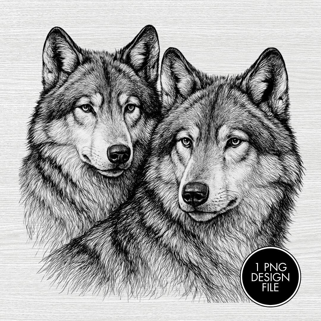 Wolf Engraving PNG File, Laser Engraving Files, Laser Burning, Laser ...