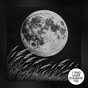 Moon Laser Engraving PNG, Slate Engraving PNG, Laser Burning, Laser ...