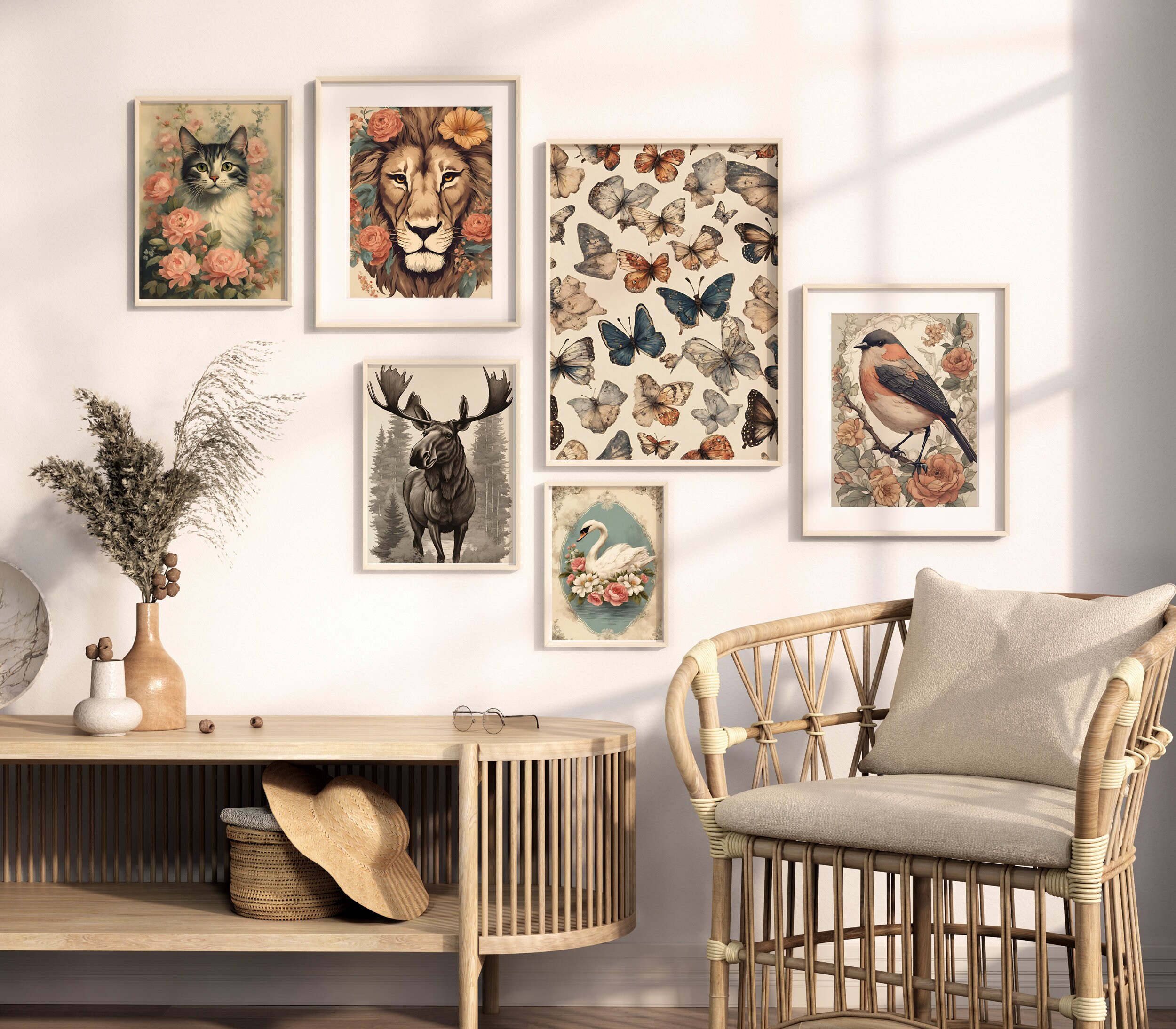 1600 Eclectic Prints, Art Prints Mega Bundle, Eclectic Vintage Art ...