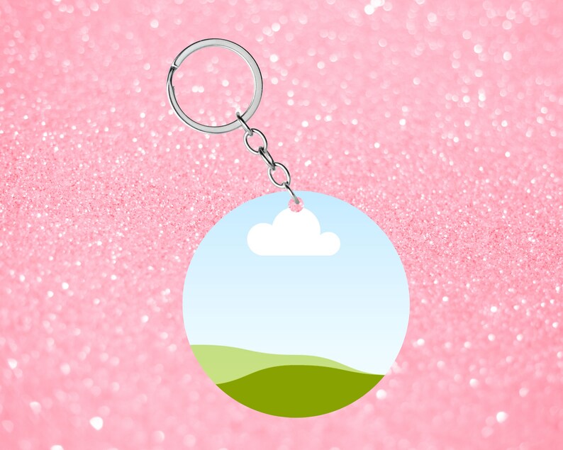 Canva Keychain Mockup Keychain Mockup for Canva Sublimation - Etsy
