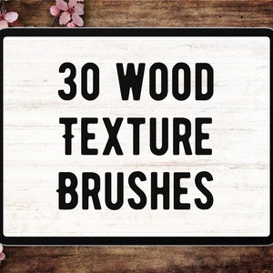 30 Wood Procreate Brushset Procreate Wood Brush Digital - Etsy