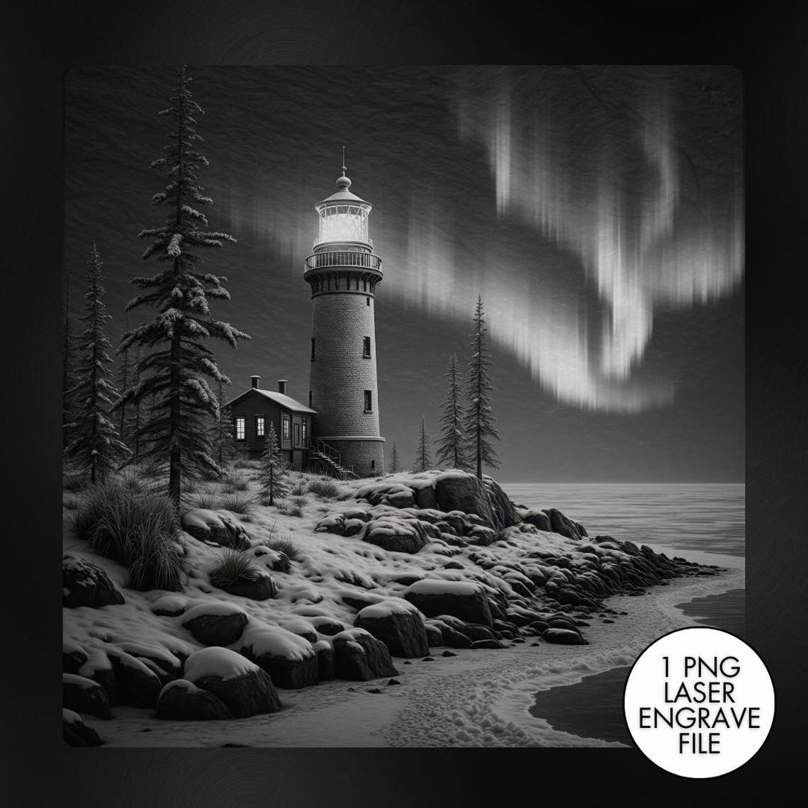 Lighthouse Laser Engraving PNG, Slate Engraving PNG, Laser Burning ...