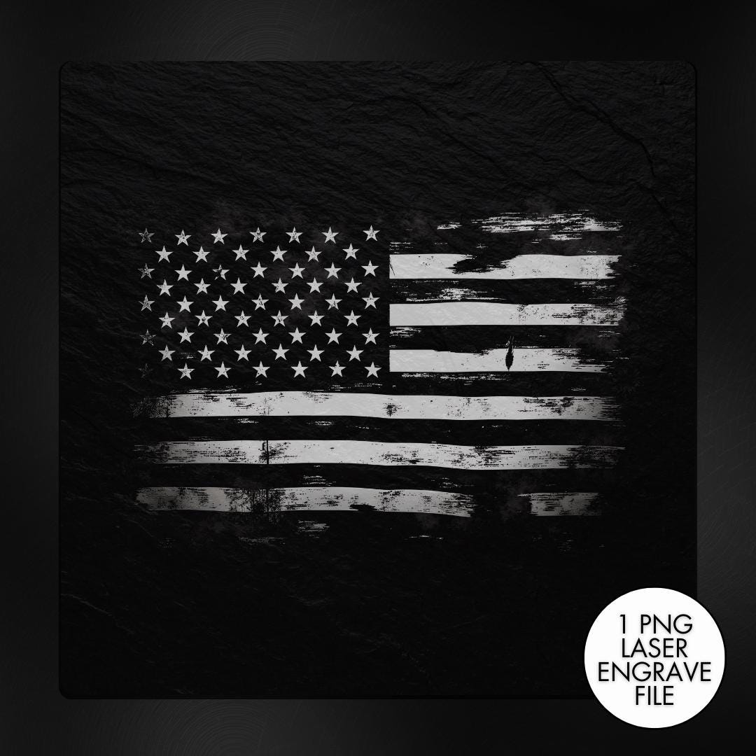 American Flag Laser Engraving PNG, Slate Engraving PNG, Laser Burning ...