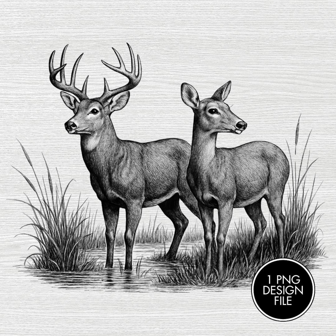 Deer Engraving PNG File, Laser Engraving Files, Laser Burning, Laser ...