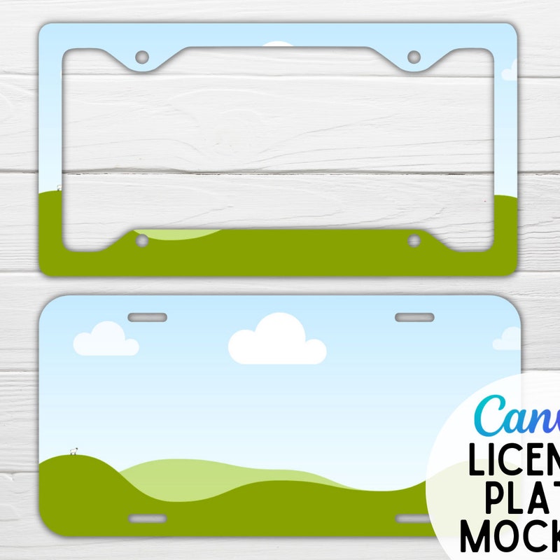 License Plate Frame - Etsy