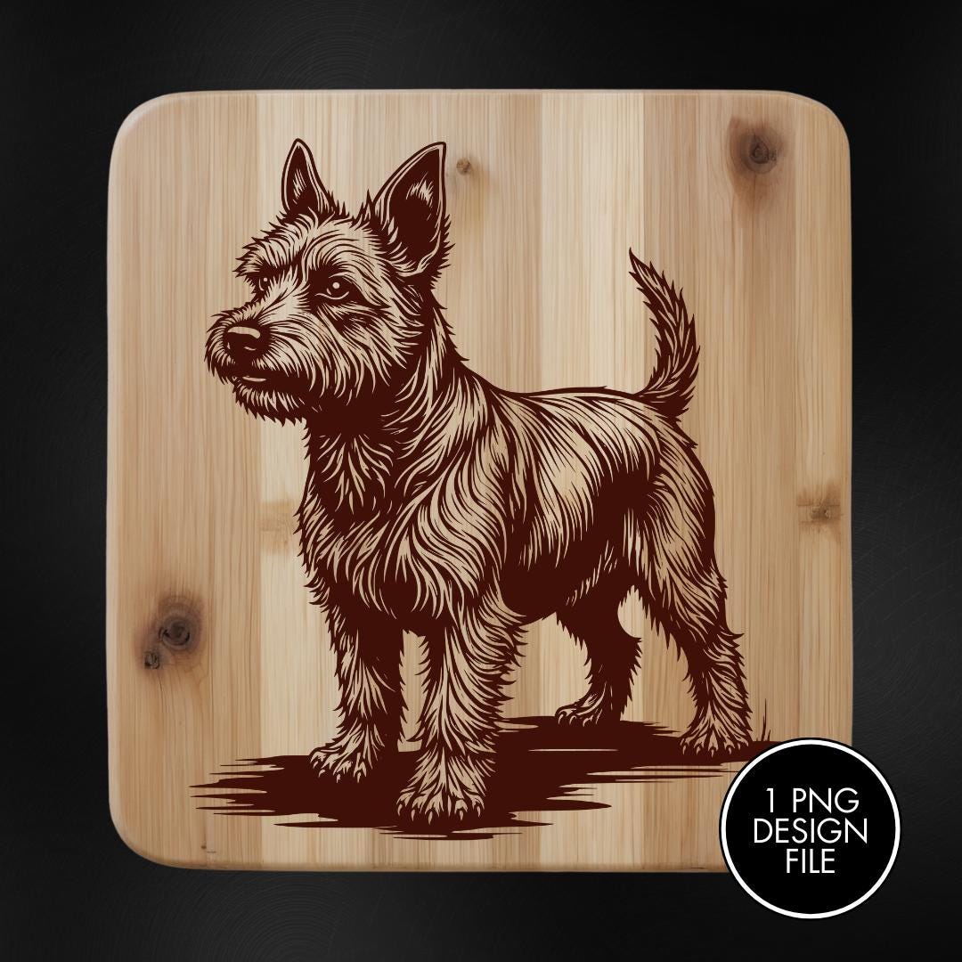 Yorkie Cutting Board PNG SVG Files, Laser Engraving Files, Laser ...