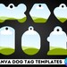 Canva Dog Tag Templates Editable Dog Tag Template Canva - Etsy