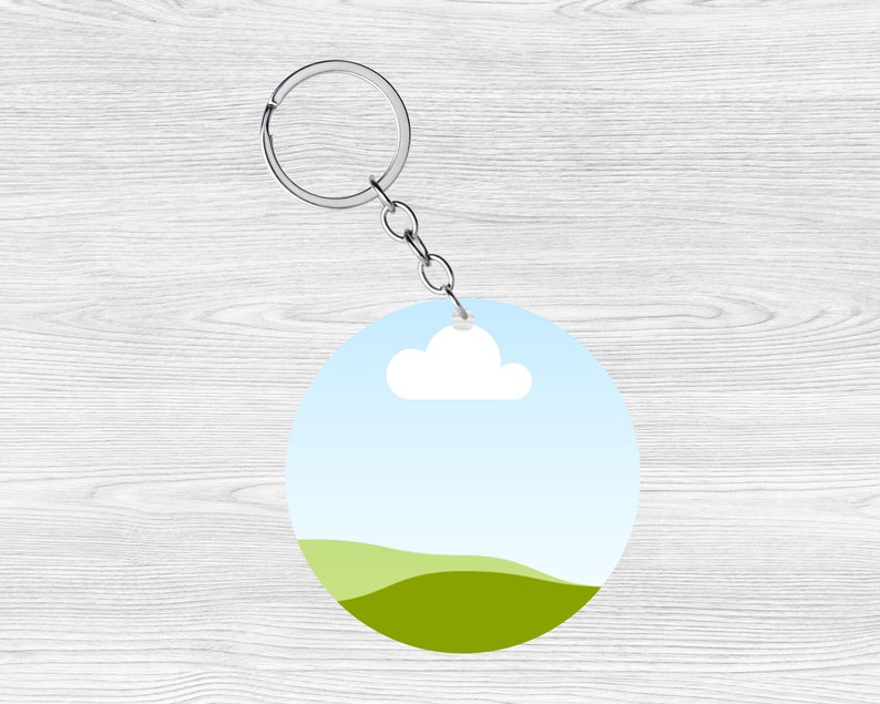 Canva Keychain Mockup Keychain Mockup for Canva Sublimation - Etsy