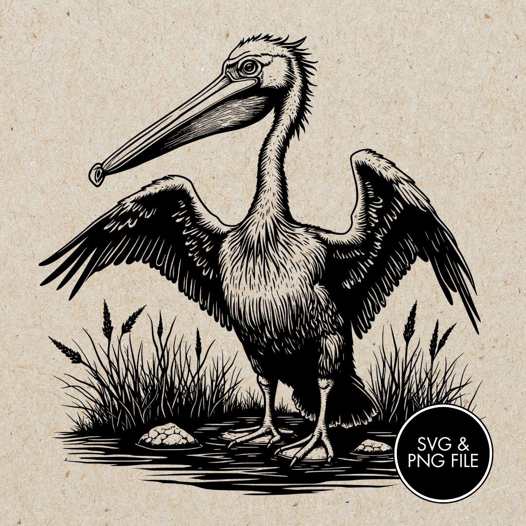 Pelican Cutting Board PNG SVG Files, Laser Engraving Files, Laser ...