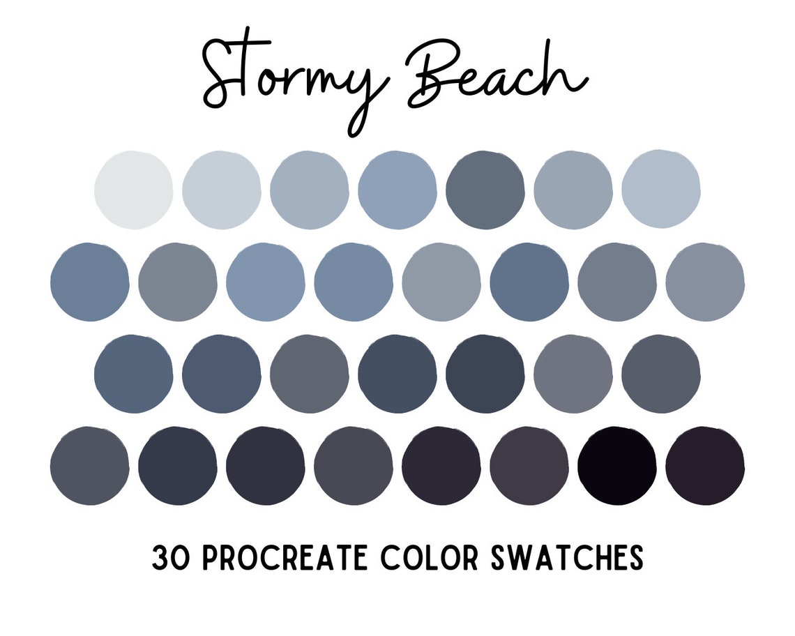 Procreate Color Palette Procreate Swatches Palette for - Etsy
