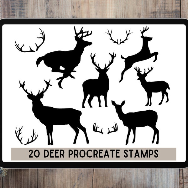 Deer Stamp - Etsy