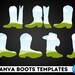 Canva Boots Template, Editable Boots Template, Canva Template, Custom ...