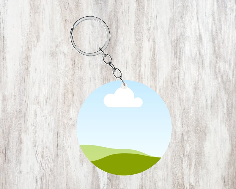 Canva Keychain Mockup Keychain Mockup for Canva Sublimation - Etsy