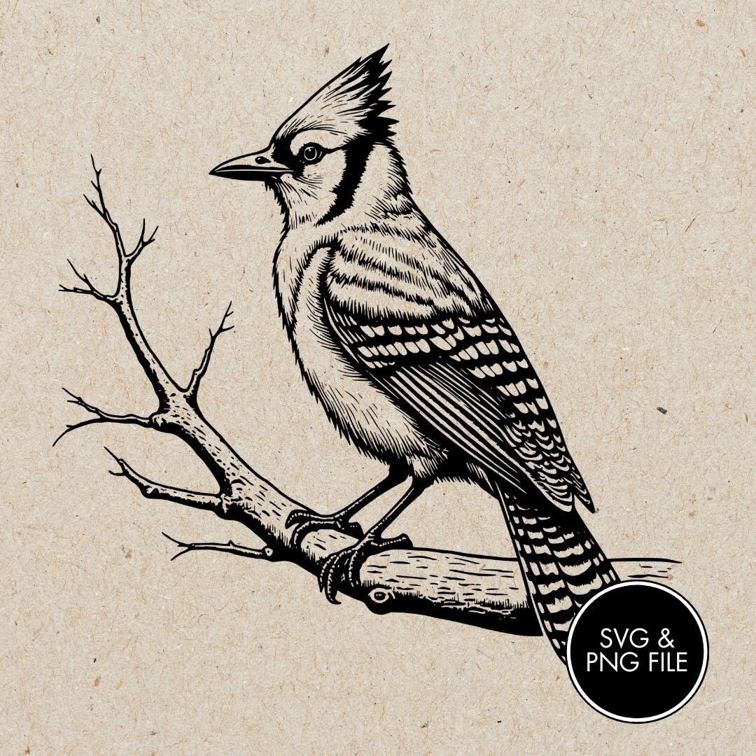 Blue Jay Cutting Board PNG SVG Files, Laser Engraving Files, Laser ...