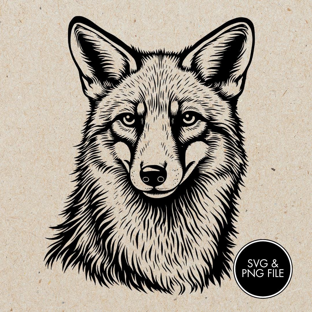 Fox Cutting Board PNG SVG Files, Laser Engraving Files, Laser Burning ...