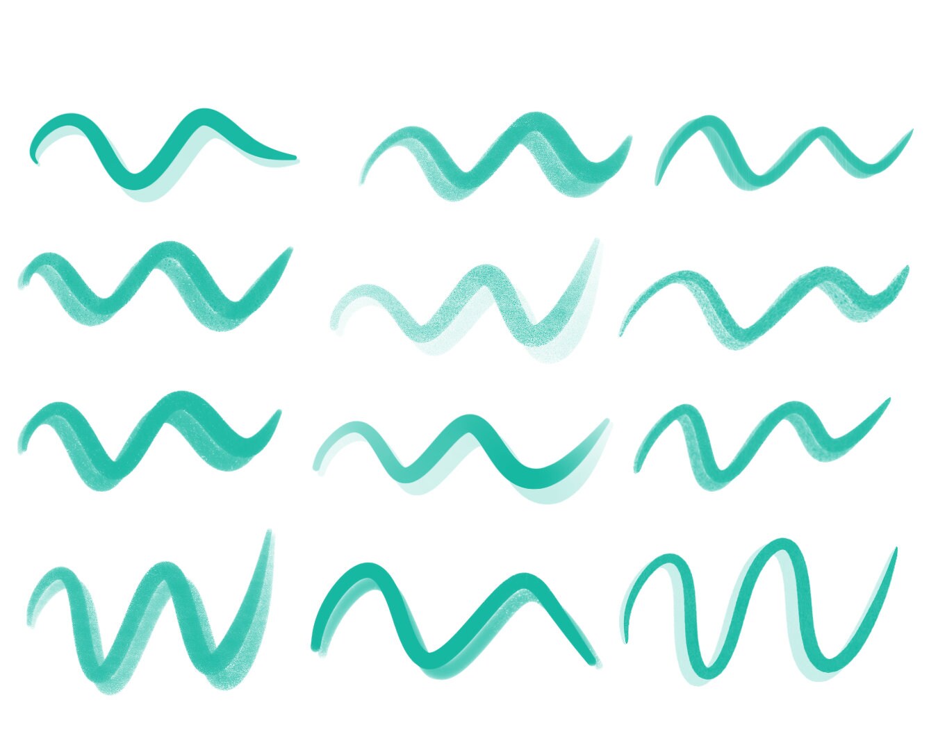 30 Shadow Procreate Brushset, Procreate Shadow Brush, Digital Download, Instant Digital Download ...