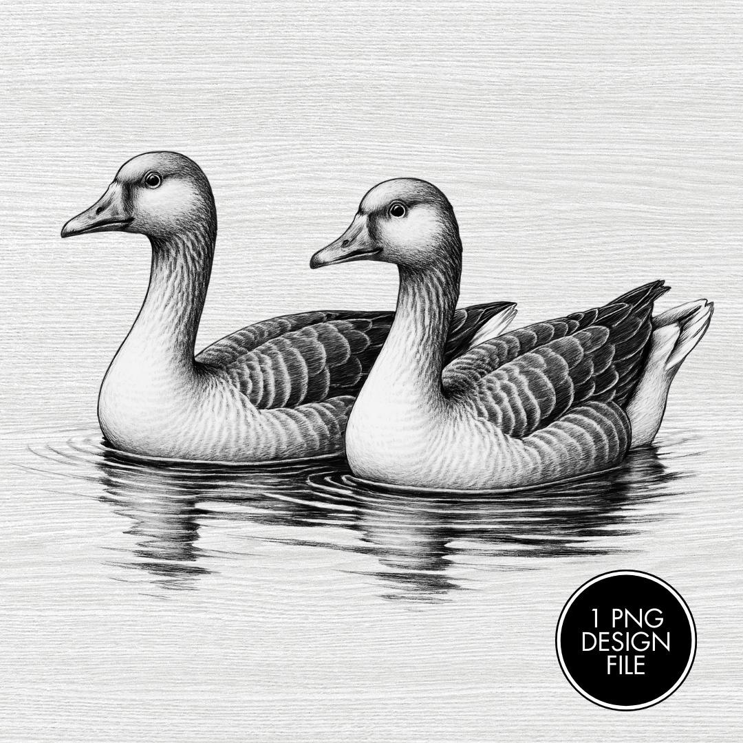 Goose Engraving PNG File, Laser Engraving Files, Laser Burning, Laser ...