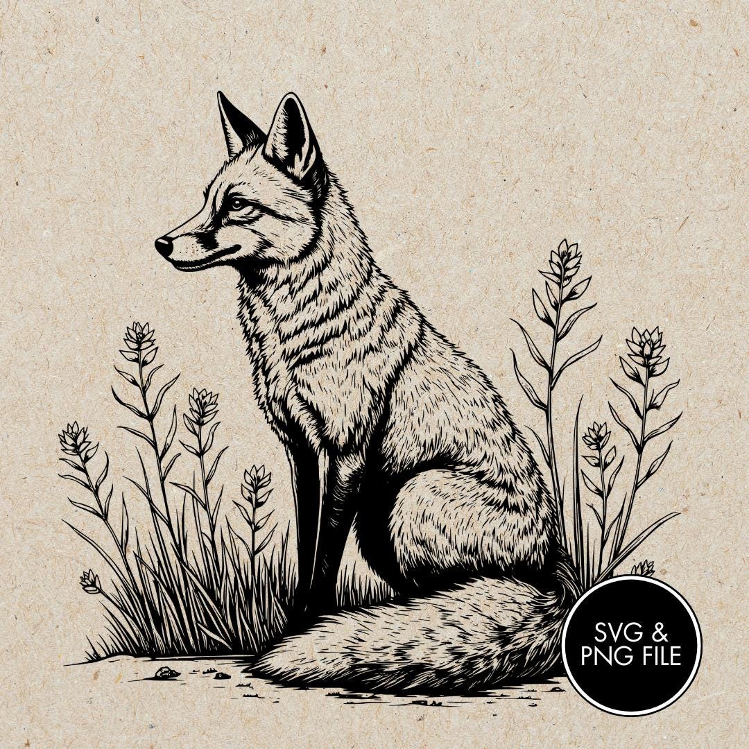 Fox Cutting Board PNG SVG Files, Laser Engraving Files, Laser Burning ...