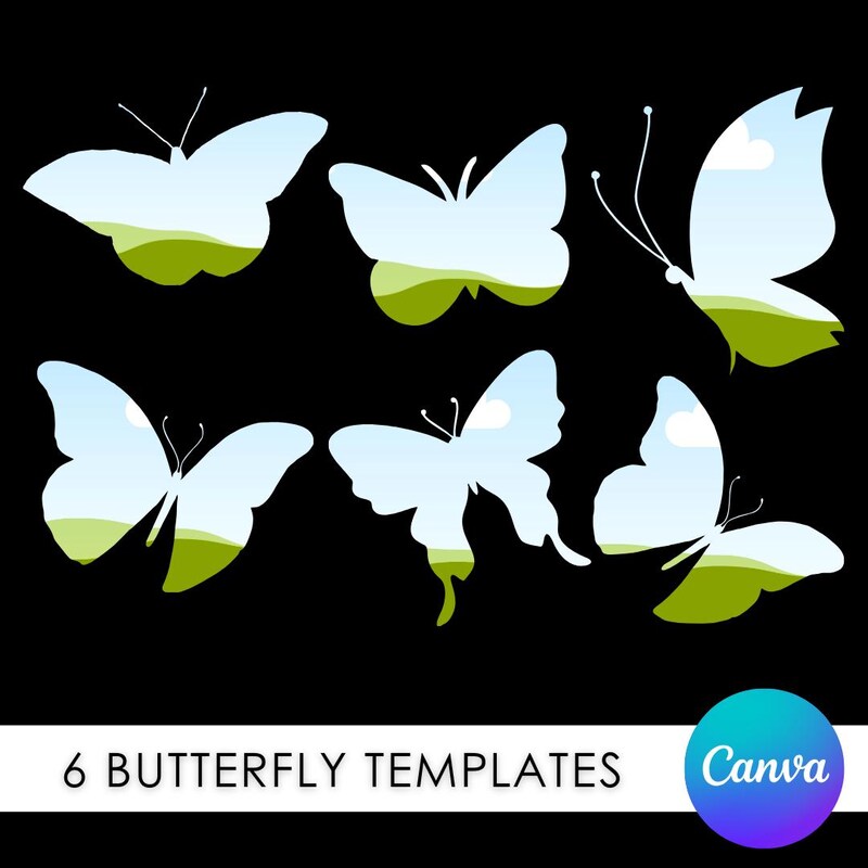Butterfly Template - Etsy