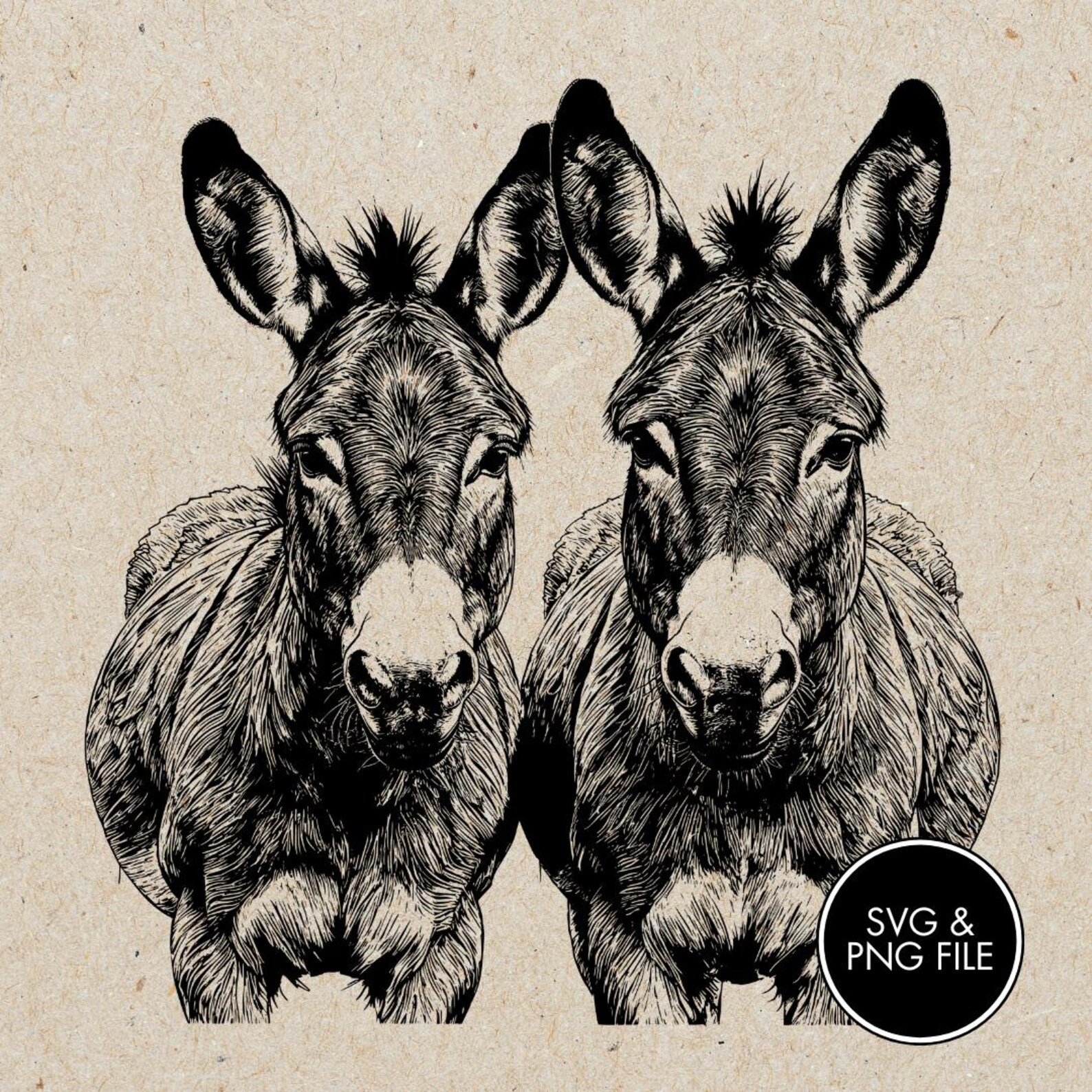 Donkey Cutting Board PNG SVG Files, Laser Engraving Files, Laser ...
