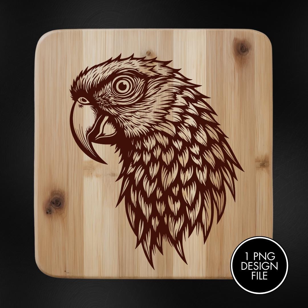 Parrot Cutting Board PNG SVG Files, Laser Engraving Files, Laser ...
