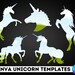 Canva Unicorn Templates, Editable Unicorn Template, Canva Template ...