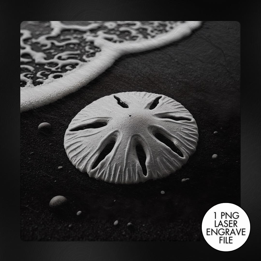 Sand Dollar Beach Laser Engraving PNG, Slate Engraving PNG, Laser ...