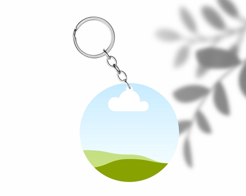 Canva Keychain Mockup Keychain Mockup for Canva Sublimation - Etsy
