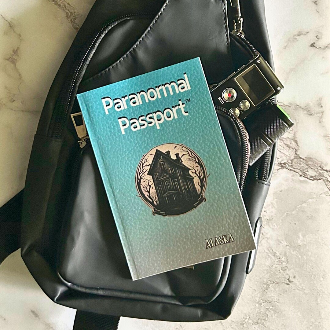 Alaska Ghost Hunting Travel Guide & Stickers: Haunted Places Passport ...