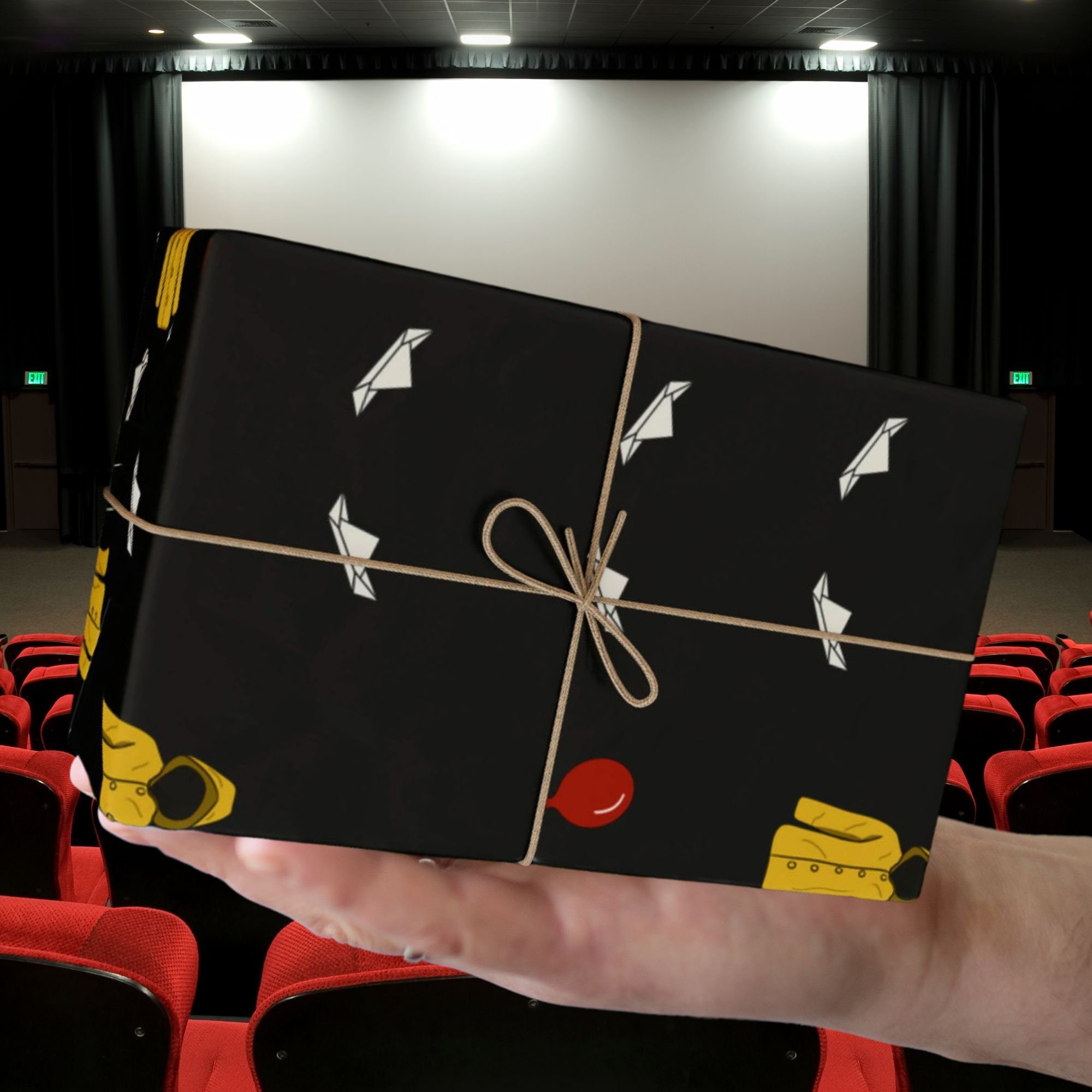 Horror Movie IT Wrapping Paper, Horror Fan Gift Wrap, Horror Gift Wrap ...