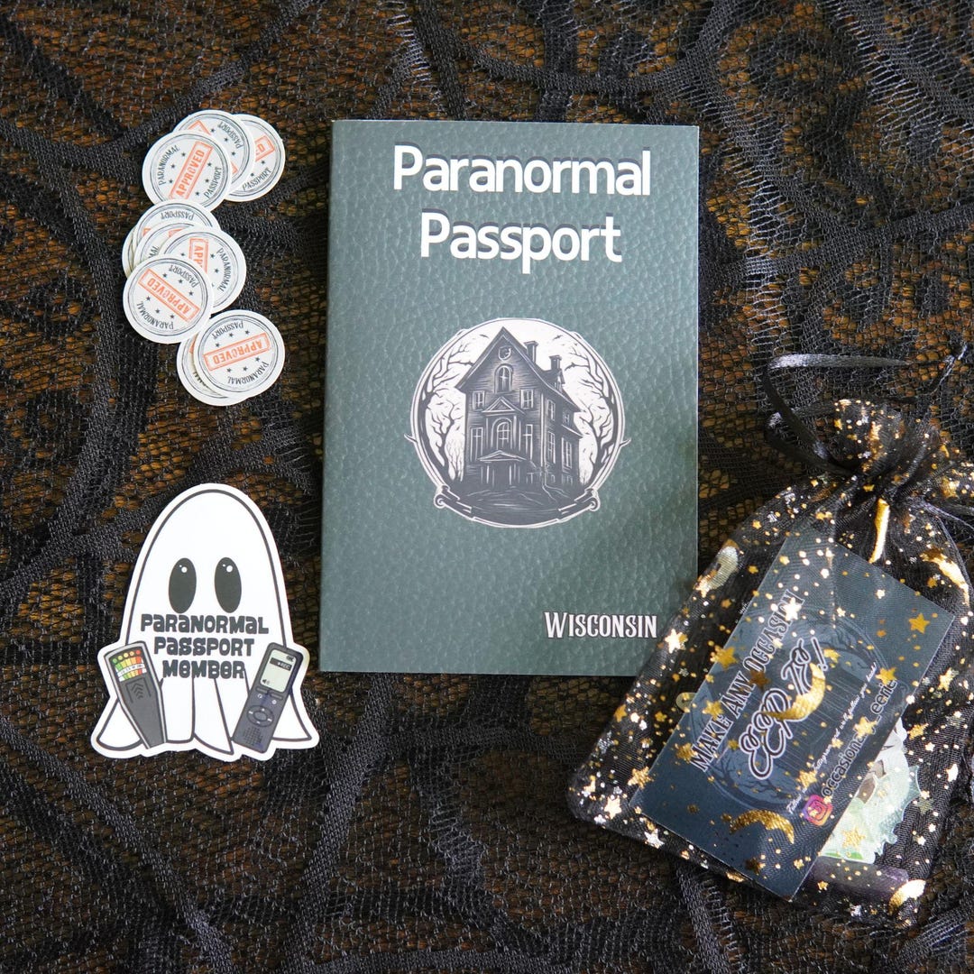 Wisconsin Ghost Hunting Passport & Stickers | Haunted Locations Guide ...
