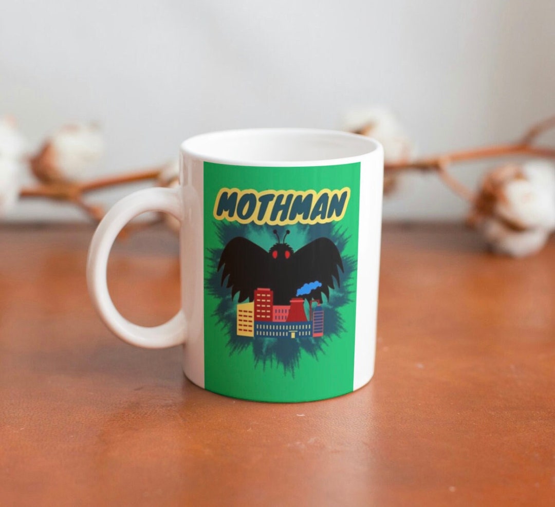 Cryptid Mothman Mug, Cryptozoology Coffee Mug, Weird Gifts for Cryptozoologist, Mothman - Etsy
