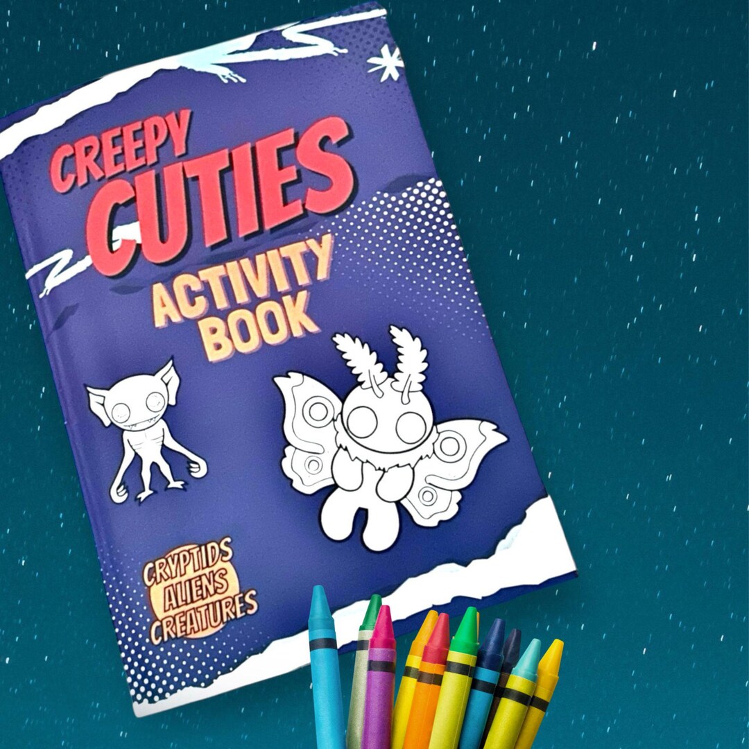 Cryptid Activity Book for Kids and Adults, Cryptid Coloring Book for ...