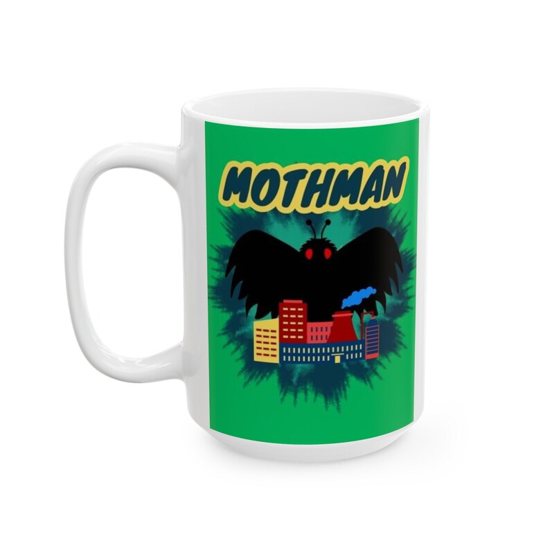 Cryptid Mothman Mug, Cryptozoology Coffee Mug, Weird Gifts for ...