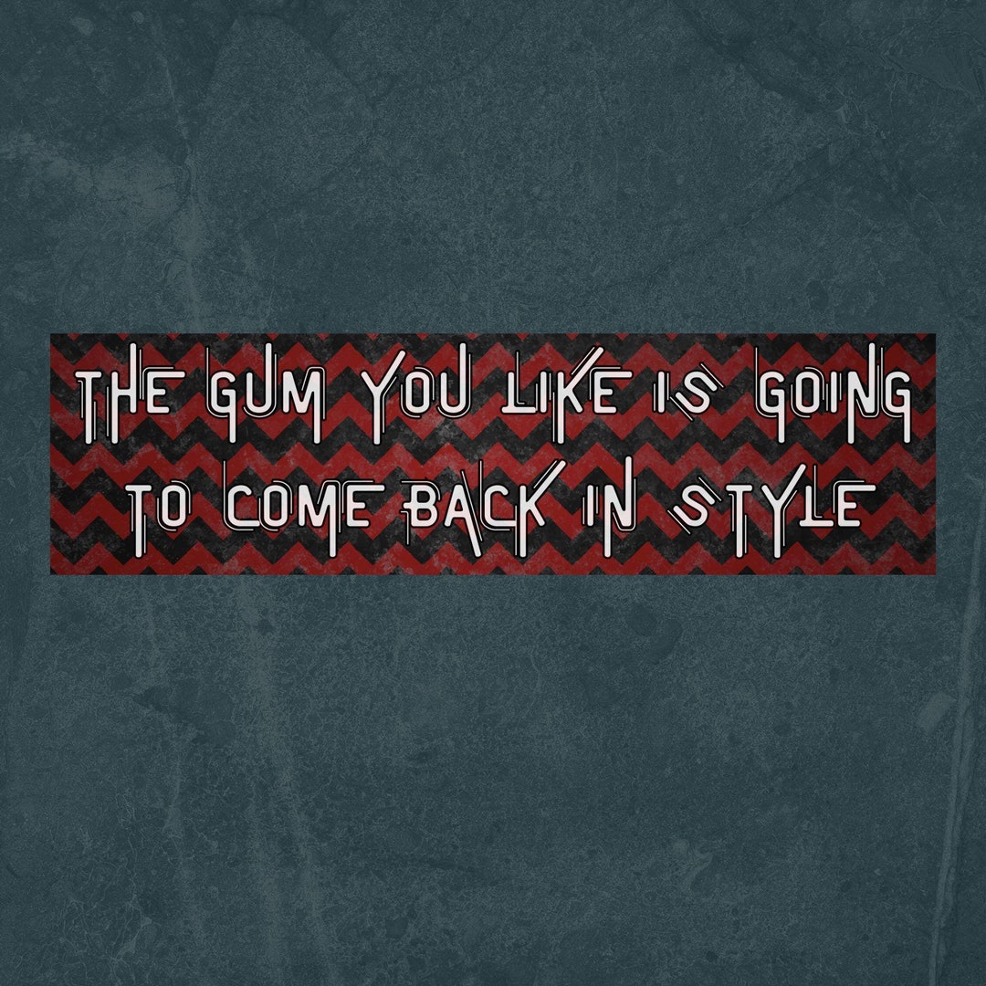 Twin Peaks Bumper Sticker: Quote From the Black Lodge for Twin Peaks ...