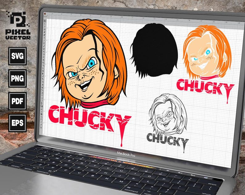 Chucky Svg , Chucky Horror Movie Svg, Halloween Svg, Movie Character ...