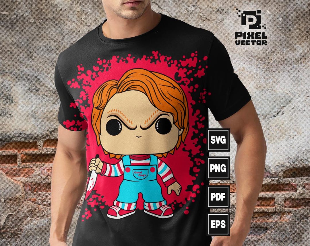 Chucky Svg, Funko, Chucky Horror Movie Svg, Halloween Svg, Movie ...